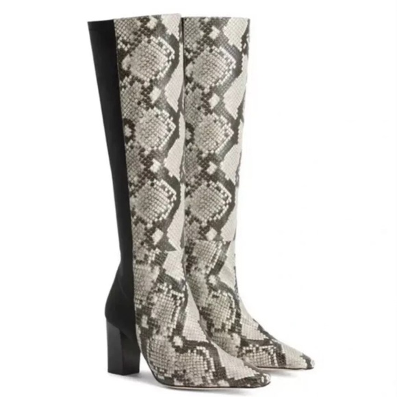 Good American | Shoes | Good American The Statement Mix Knee High Boots ...